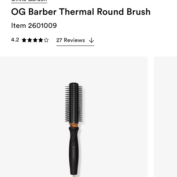 Olivia Garden | Hair | Og Barber Round Thermal Brush | Poshmark